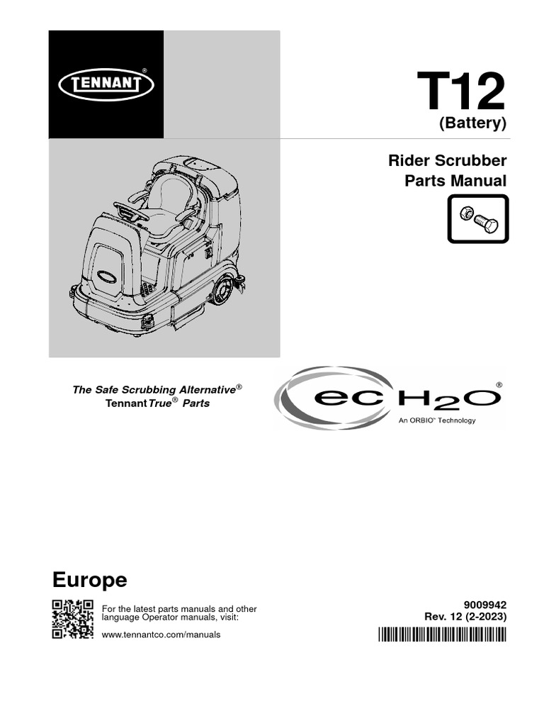 Manual Parte Tennant t8 | PDF | Secondary Sector Of The Economy ...