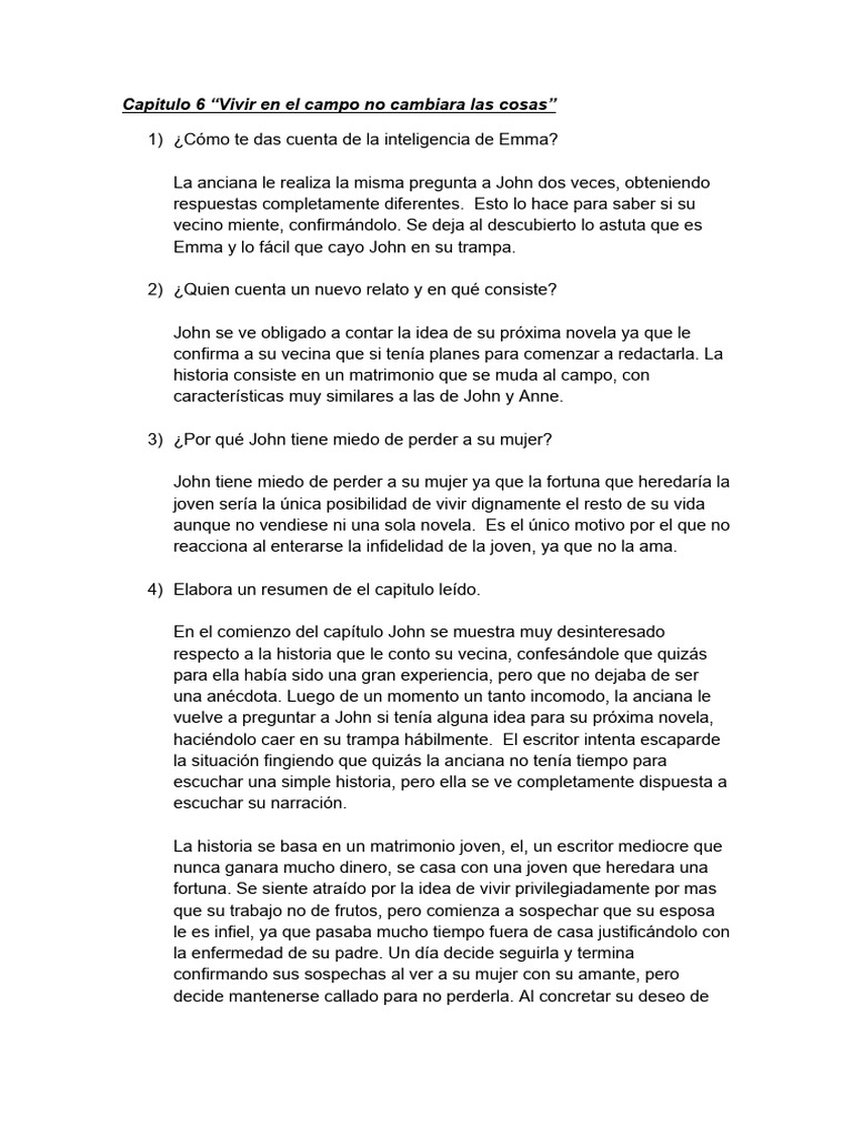 Capitulo 6 Los Vecinos Mueren en Las Novelas | PDF