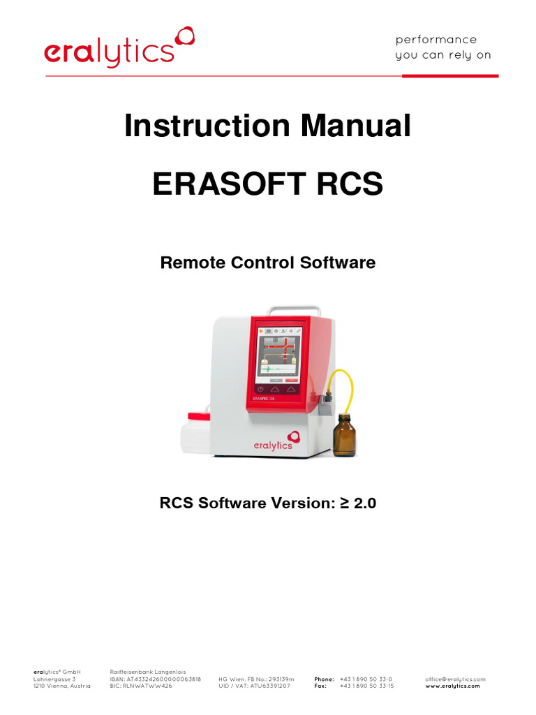 Eralytics RCS 2.0 200 | PDF | Computer File | Usb