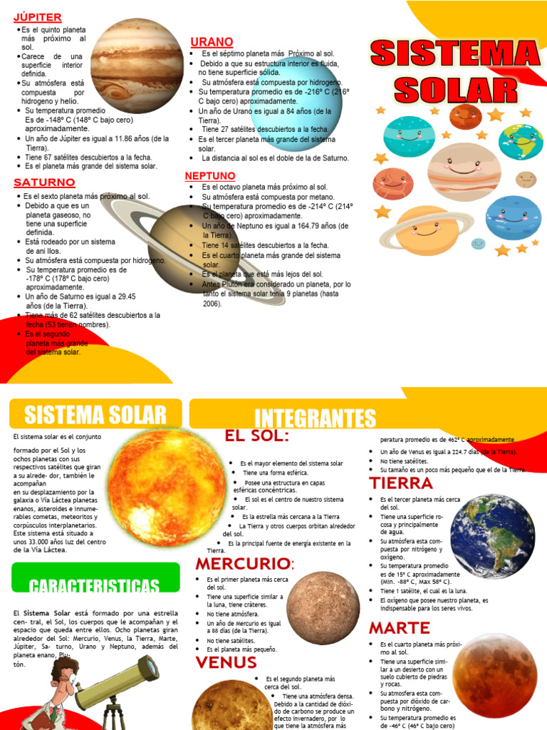 Sistema Solar | Descargar gratis PDF | Sistema solar | Planetas