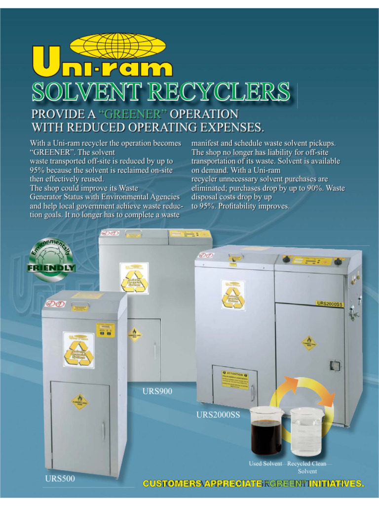 Solvent Recyclers | PDF | Waste | Waste Management