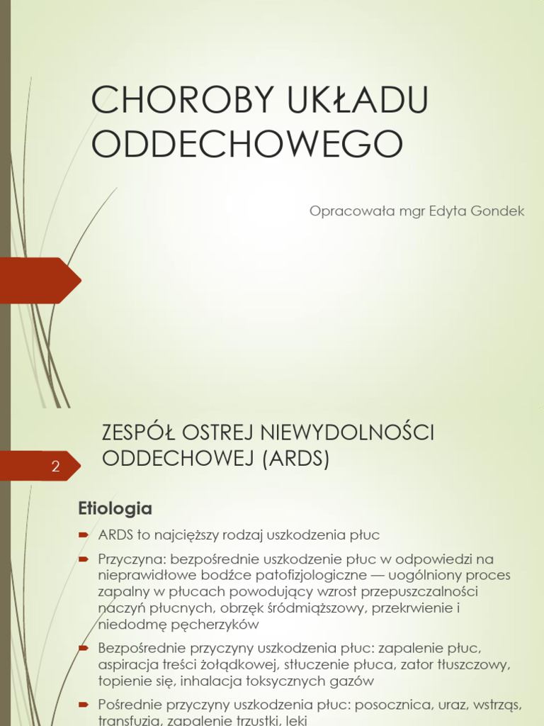 2019.12 Choroby Układu Oddechowego-All 2 | PDF