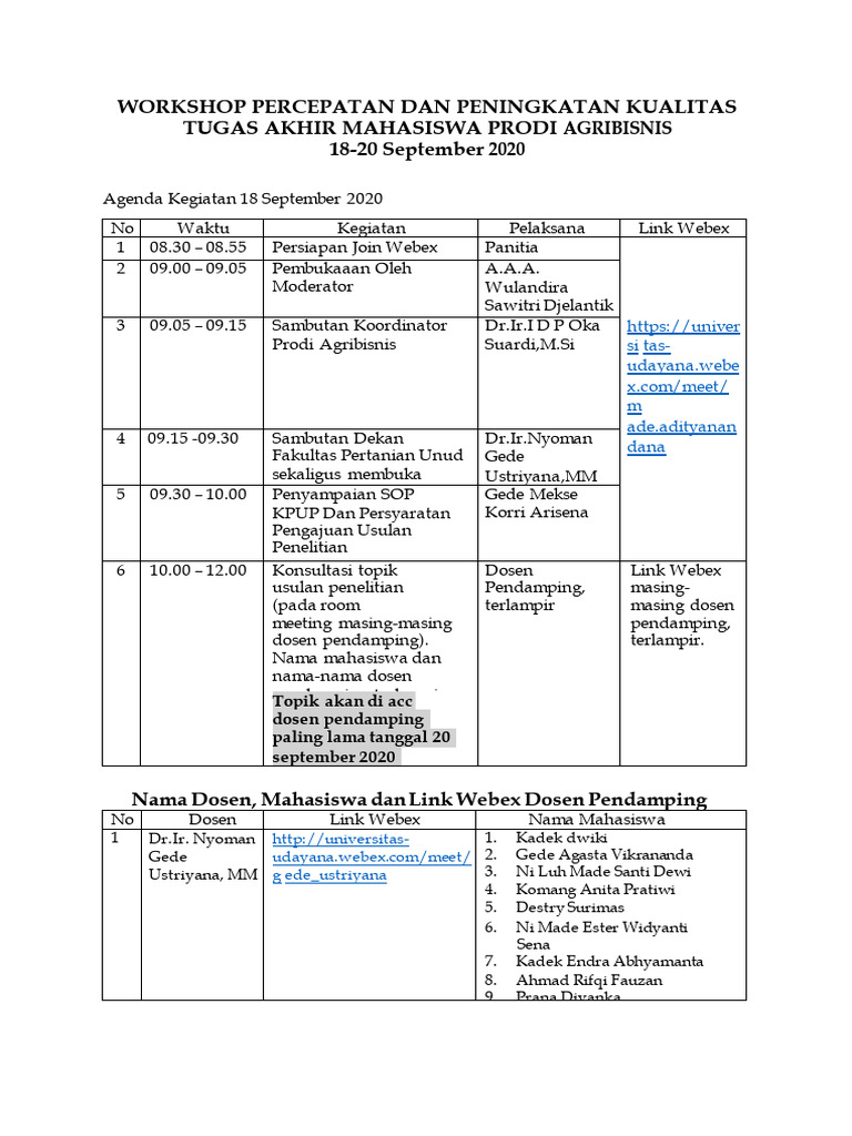 #Rundown Workshop | PDF