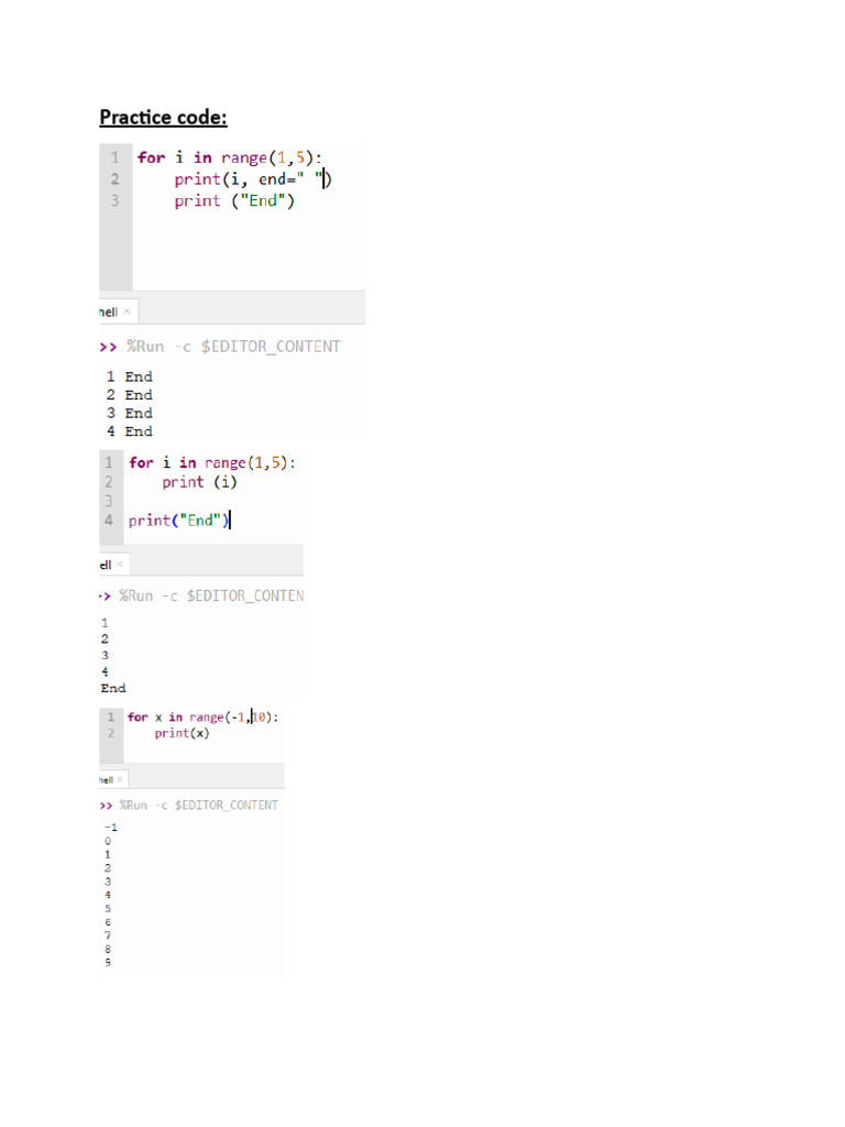 Practice code 5 | PDF