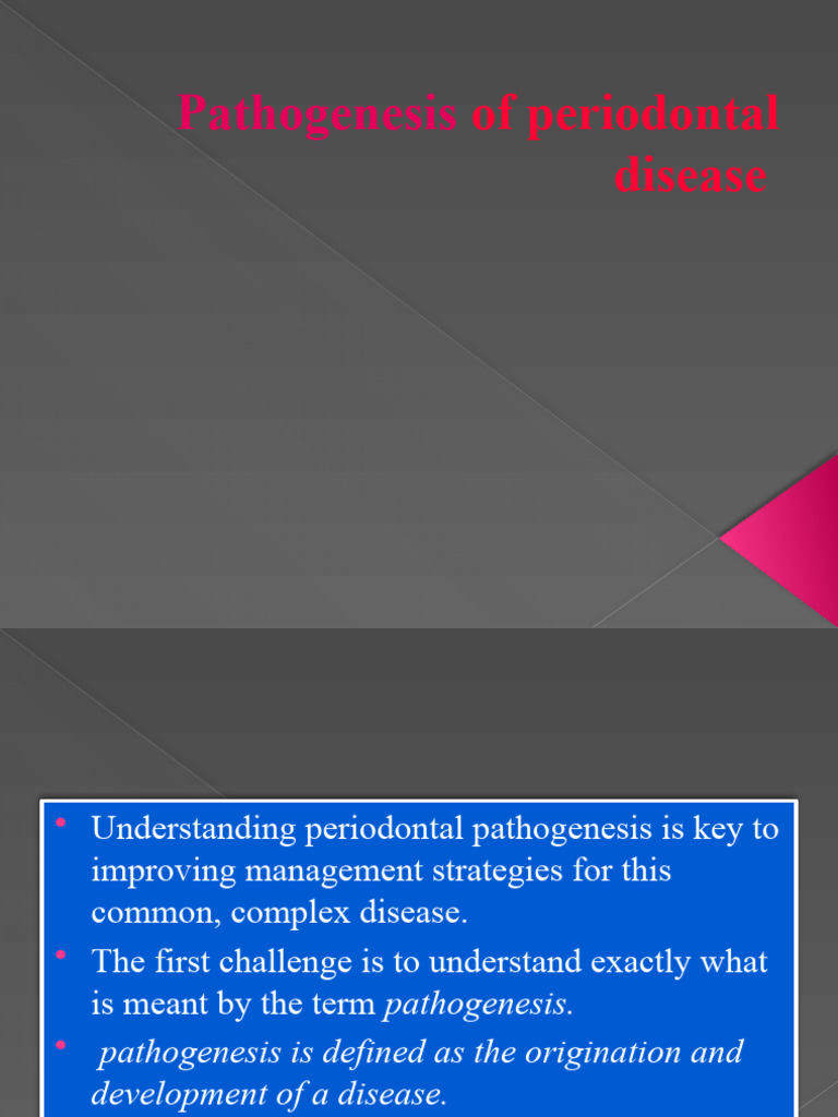 Pathogenesis of Periodontal Disease | PDF | Macrophage | Periodontology