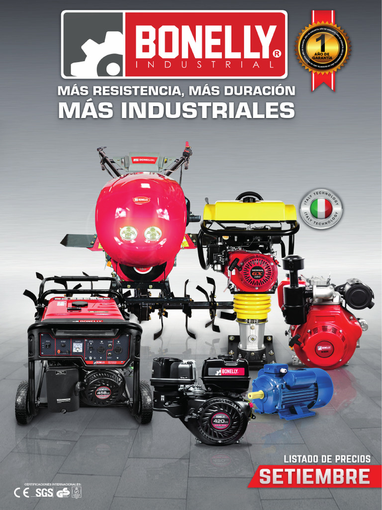 23-09-23 Listado de Precios Bonelly Industrial | PDF | Motor de ... 23-09-23 Listado de Precios Bonelly Industrial | PDF | Motor de ...