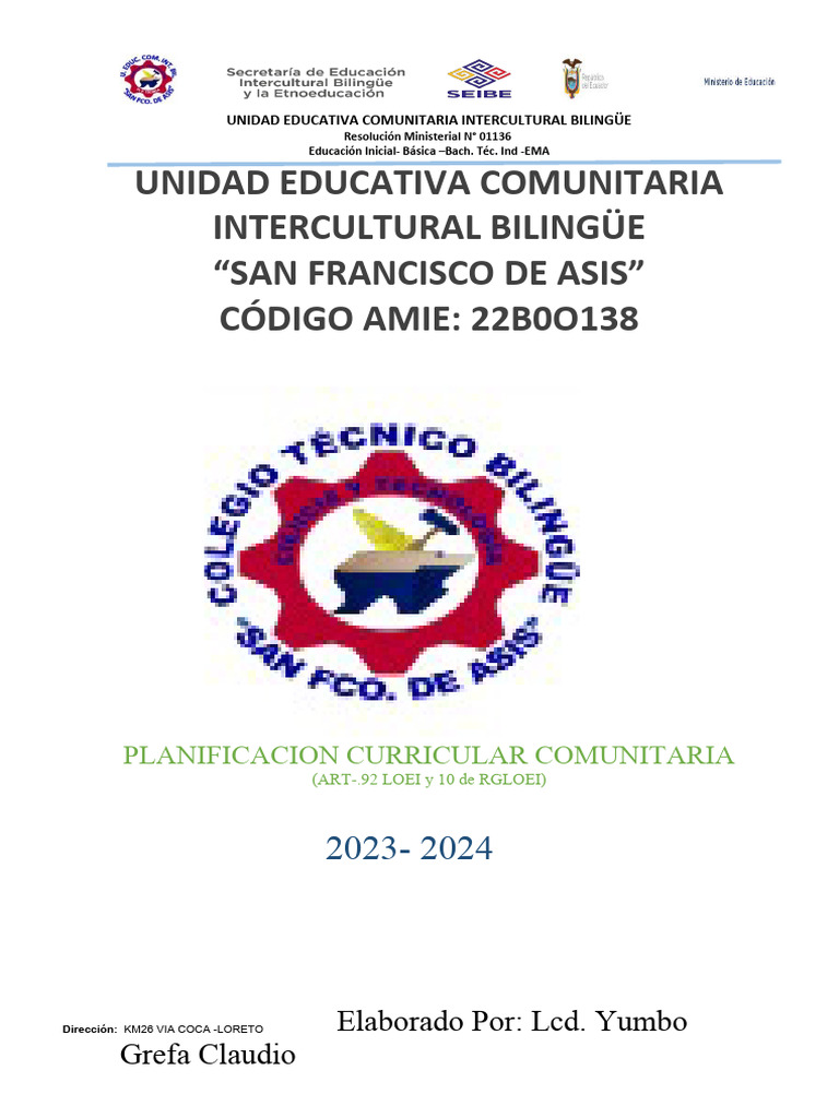 Pcc Claudio 4to | PDF | Multilingüismo | Lengua española