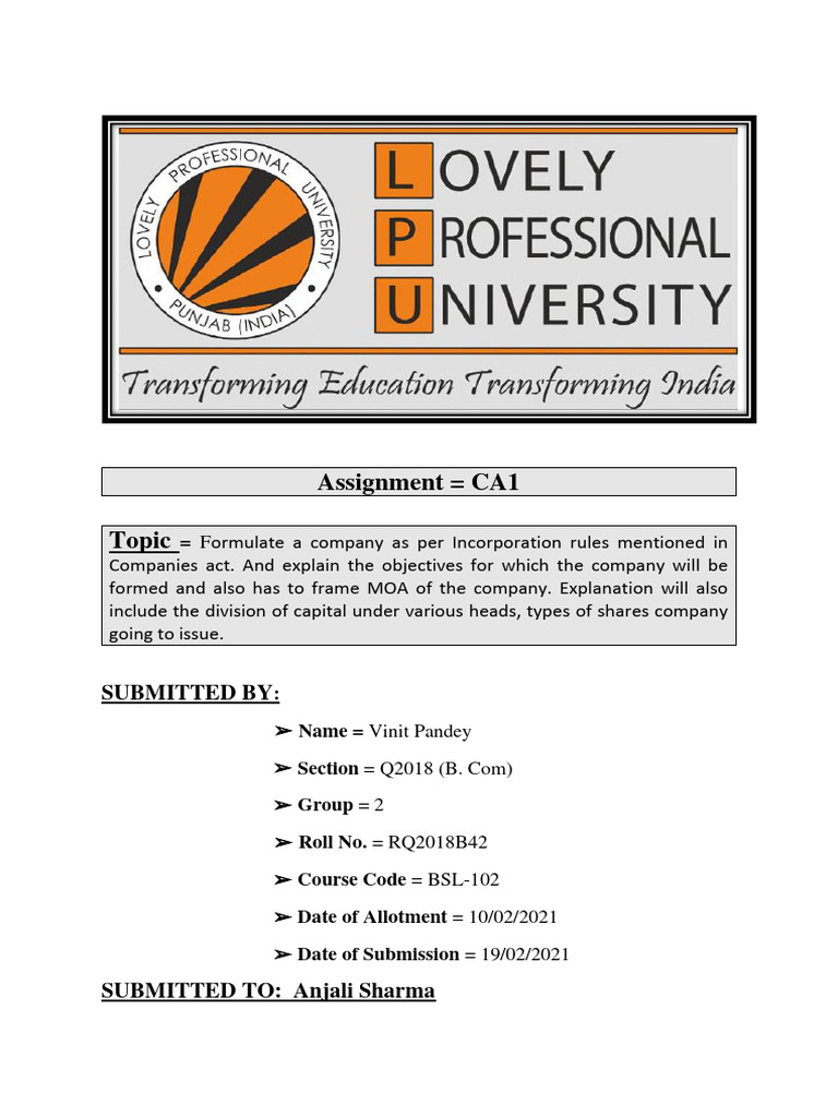 BSL102 - CA1 Priyanshu | PDF | Legal Liability | Feasibility Study BSL102 - CA1 Priyanshu | PDF | Legal Liability | Feasibility Study