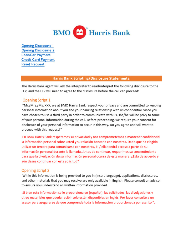 BMO Harris - Disclosures-2 | PDF | Credit Card | Corporations