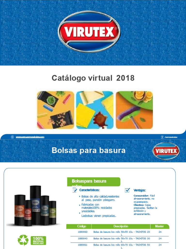 Catálogo Virtual Virutex_2018-Convertido | PDF | Guante | Materiales