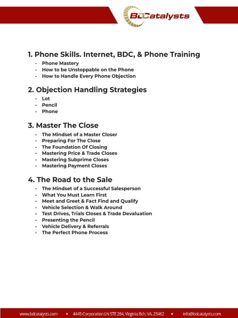 Andy Elliott Sales Training Mastery | PDF | Business