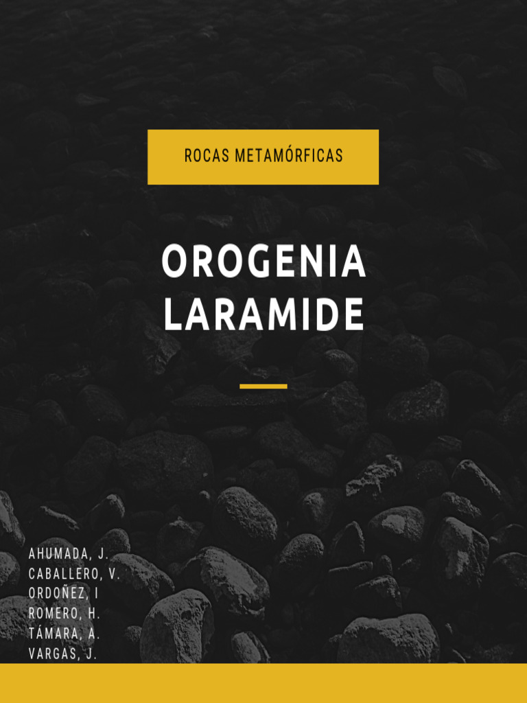 Orogenia Laramide | PDF | Roca (geología) | Roca ígnea