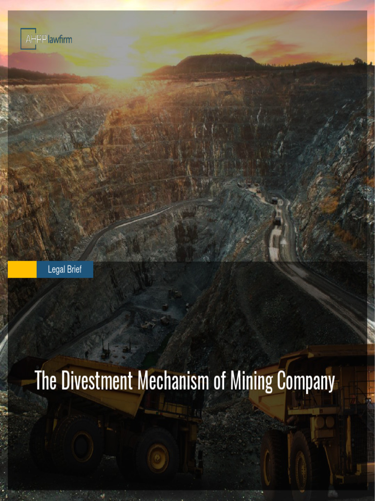 Mining Company Divestment Mechanism Guide | PDF | Business | State ...