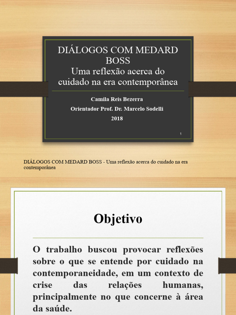 Diálogos Com Medard Boss - Camila Reis | PDF
