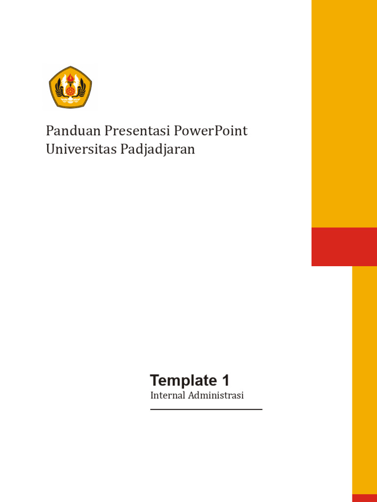 UNPAD Presentation Templates Guide | PDF | Arial | Typography