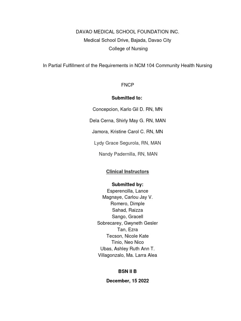 FNCP | PDF | Hypertension | Health Care