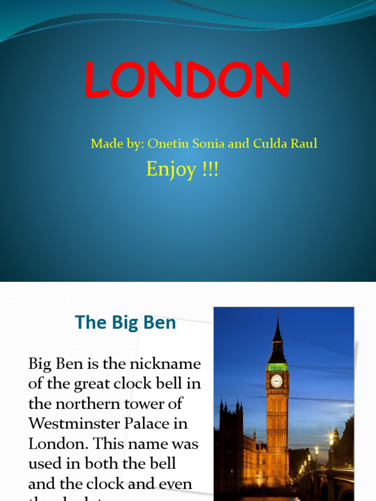 London | PDF | River Thames | London