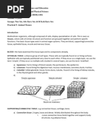 Body Tissues Concept Map Guide | PDF