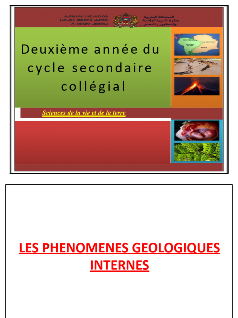 La Theorie de La Tectonique Des Plaques Word PPT 11 | PDF | Tectonique ...