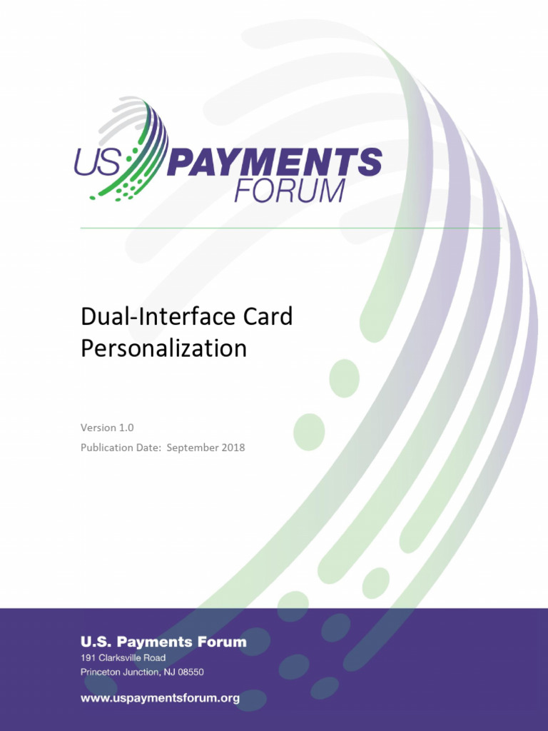 Dual Interface Card Personalization WP FINAL Oct 2018 | PDF | Emv ...