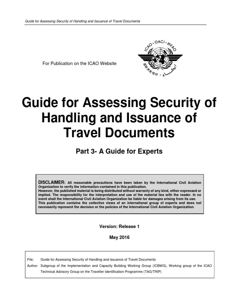 ICAO Part 3 - A Guide For Experts | PDF | Information Security ...