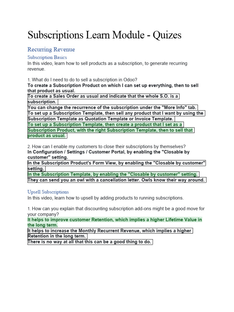 02c. Subscriptions Learn Module | PDF | Subscription Business Model ...