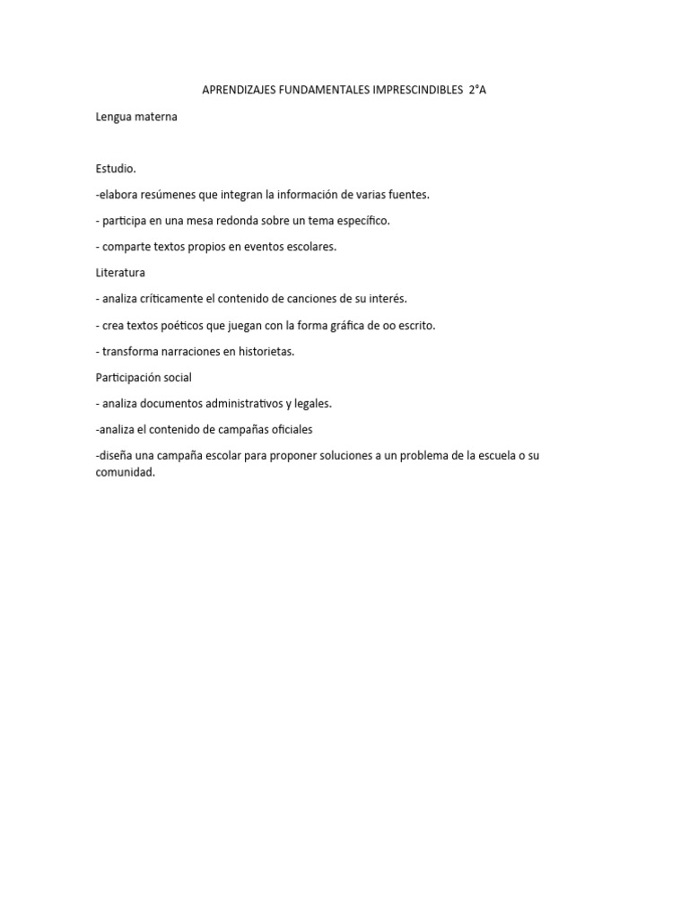 AFIs 2°A | PDF