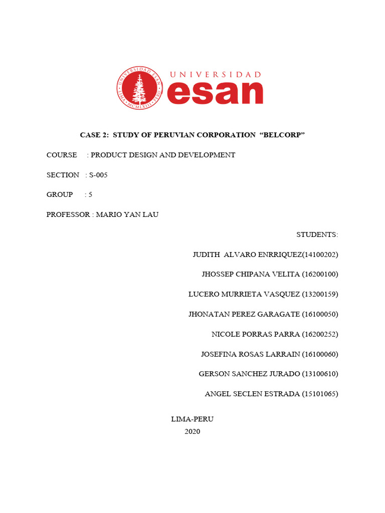 Caso 2-Ddp Por Modificar | PDF | Brand | Entrepreneurship