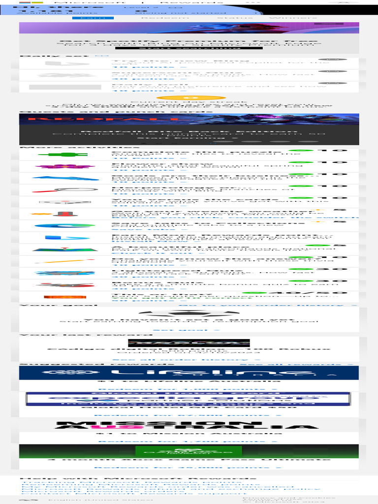 Microsoft Rewards | PDF | Computing | Microsoft