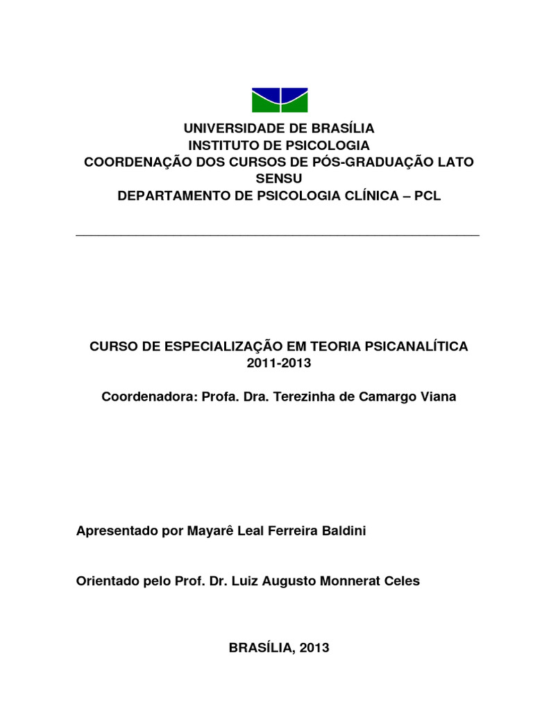 A Psicanã - Lise Que Se Inventa No Limite | PDF | Psicanálise | Sigmund ...