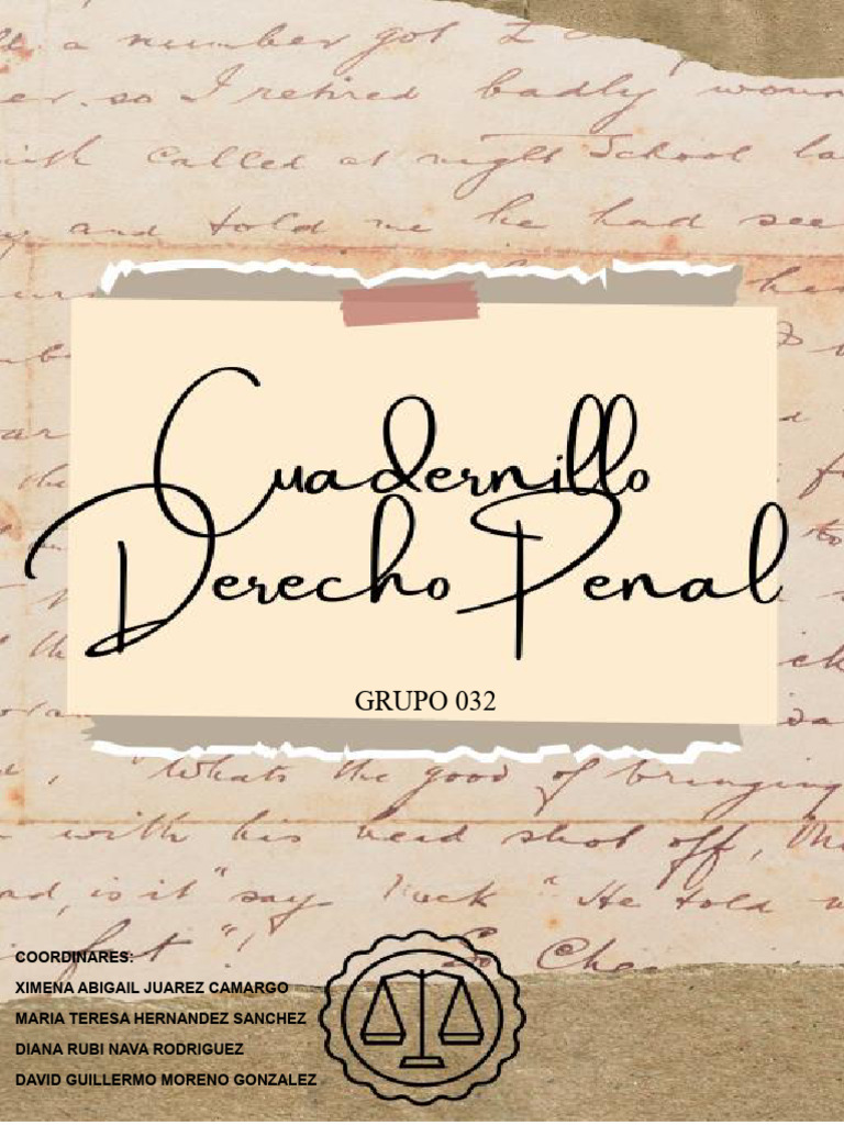 032 Cuadernillo Derecho Penal | PDF | Violación | Derecho penal