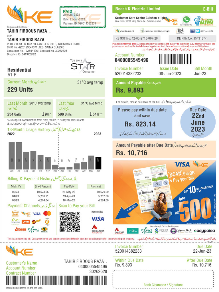 229 Units: Tahir Firdous Raza - Tahir Firdos Raza | PDF | Fee | Payments
