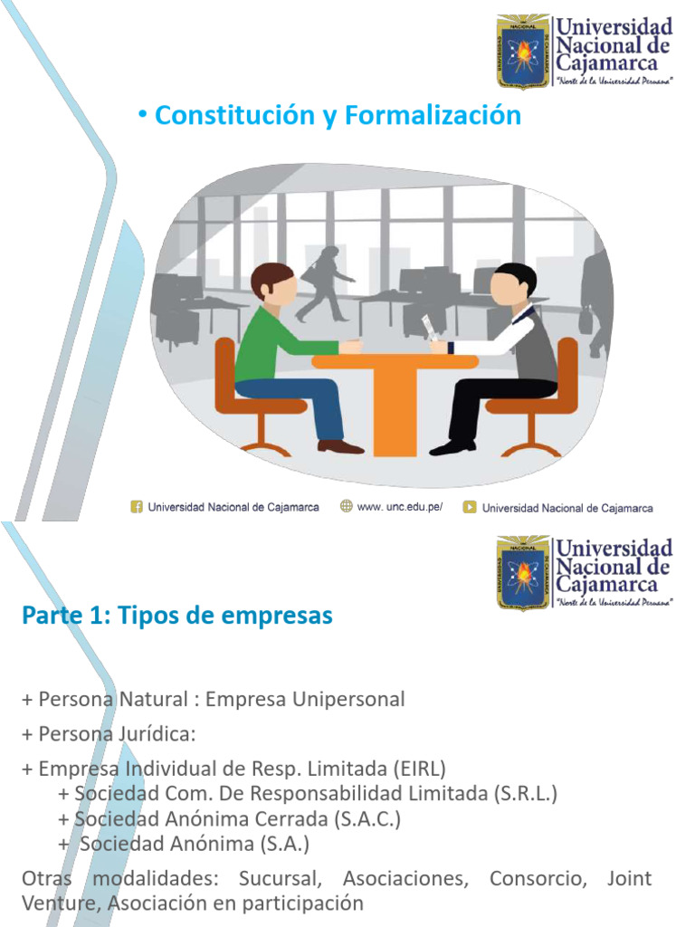 Constitución y Formalización | PDF | Business | Negocios económicos