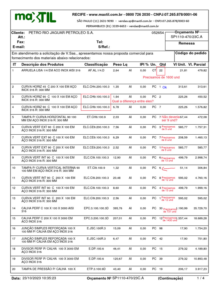 MAXTIL Catálogo | PDF | Galvanização | Engenharia Civil