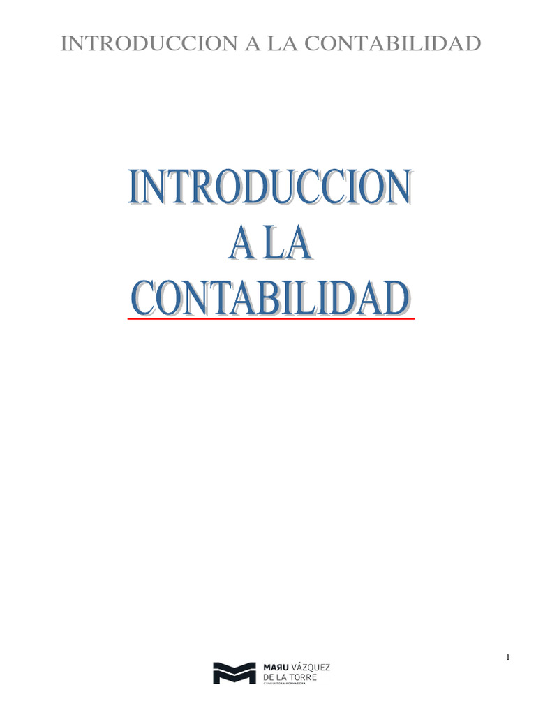 INTRODUCCION A LA CONTABILIDAD-1 | PDF | Contabilidad | Costo