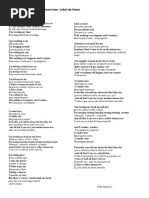 FUENTES DE ORTIZ - Ed Maverick Lyrics | PDF
