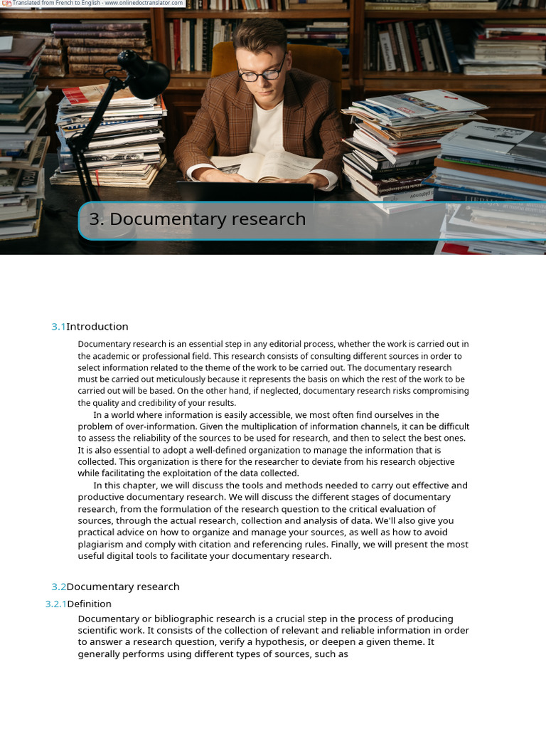 Chapitre 3 - La Recherche Documentaire - Fr.en | PDF | Libraries ...
