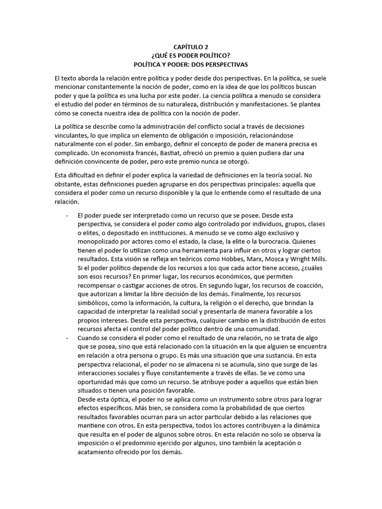 Definición y Ejemplos de Poder Político | PDF | Político | Gobierno