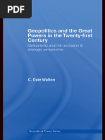 Halford John Mackinder - The Geographical Pivot of History | PDF