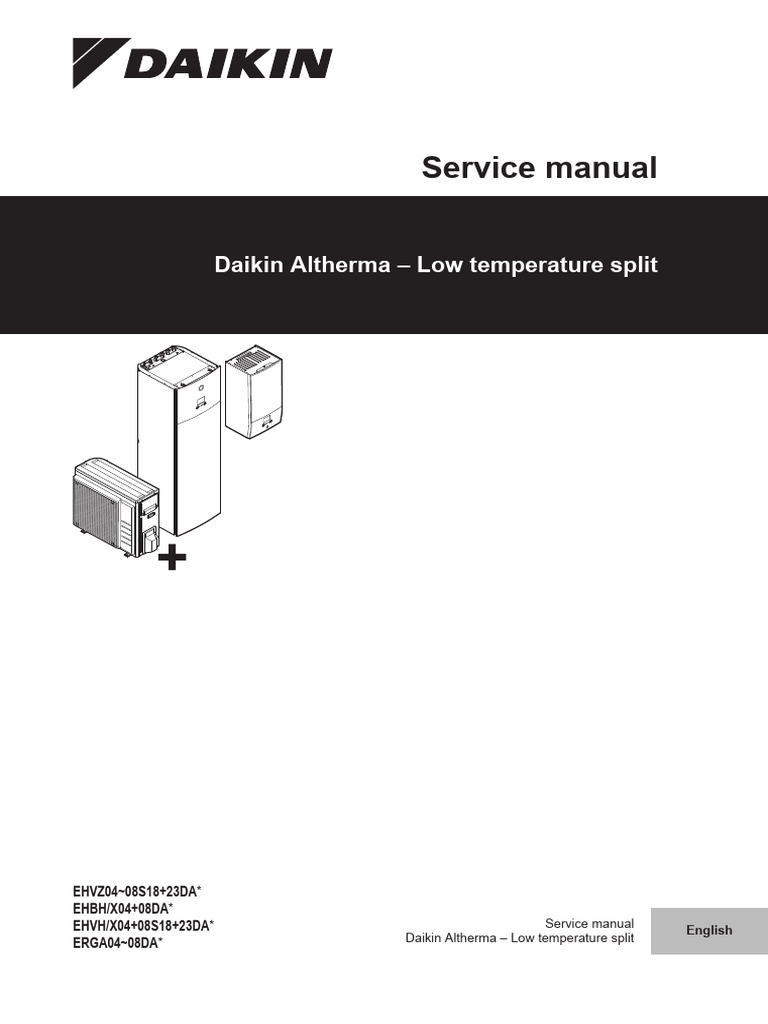 Service Manual Daikin Altherma LT-D | PDF | Water Heating | Valve