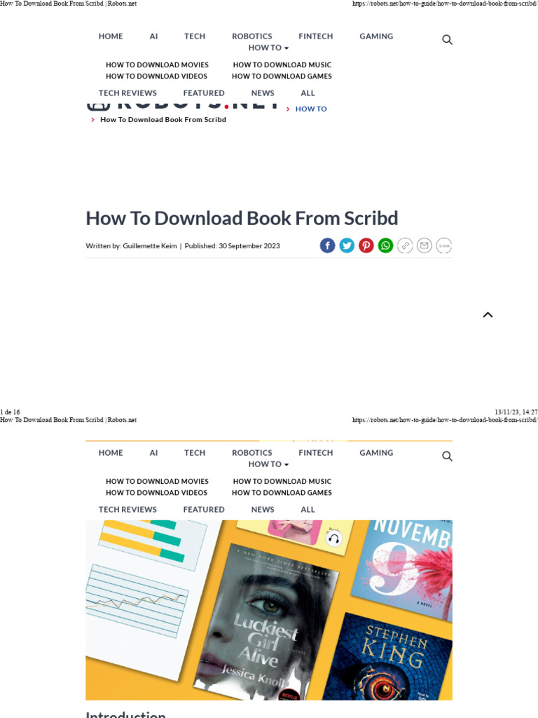 How To Download Book From Scribd Pdf Scribd Books 
