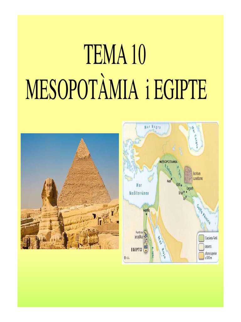 Mesopotamia I Egipte | PDF