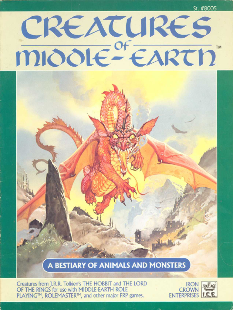 (L'Archiviste Du JDR) - MERP - Creatures of Middle Earth - A Bestiary ...