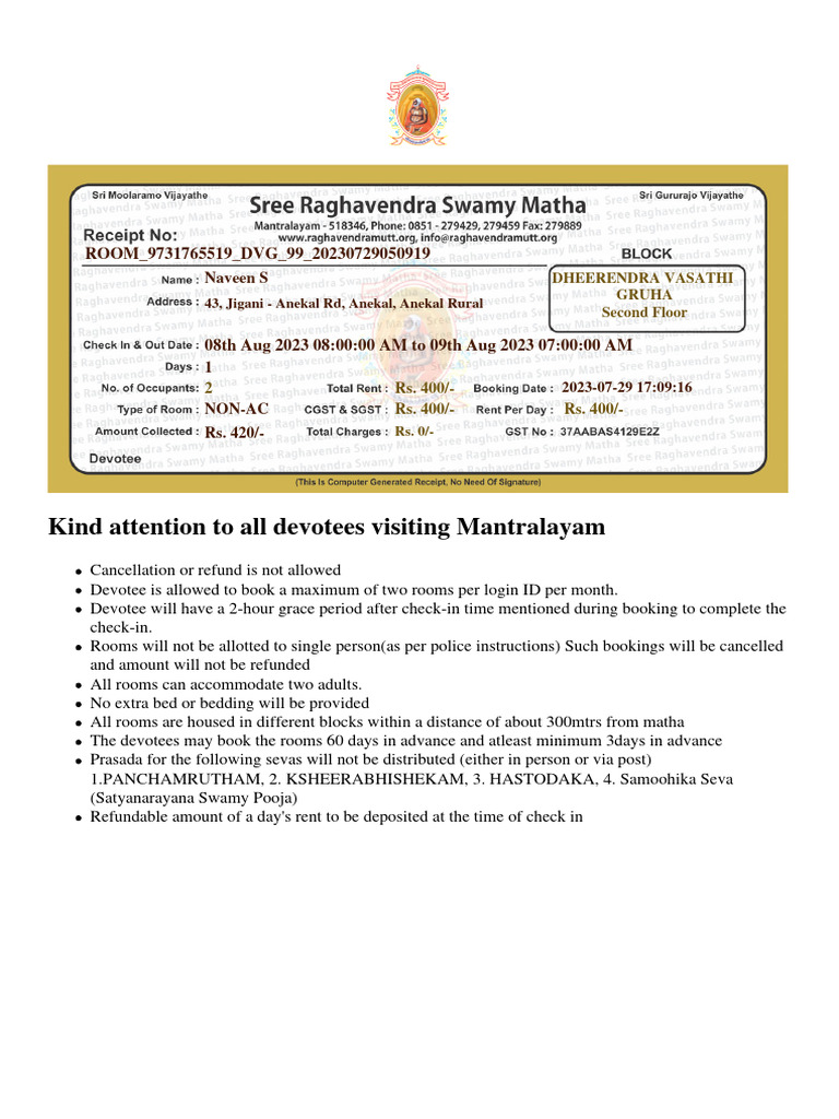 Room 9731765519 DVG 99 20230729050919 | PDF