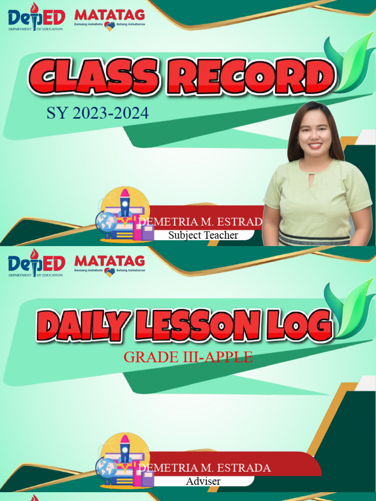 DLL Cover Page For Male | PDF