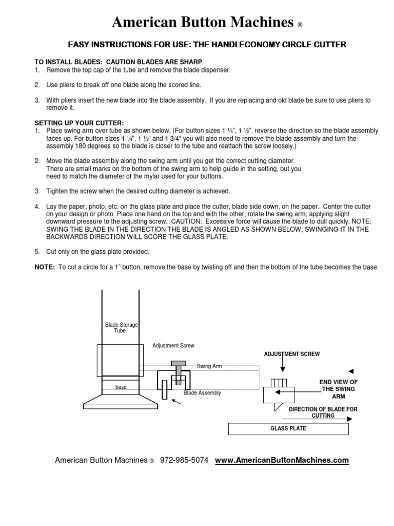 Econo Cutter | PDF | Blade | Screw