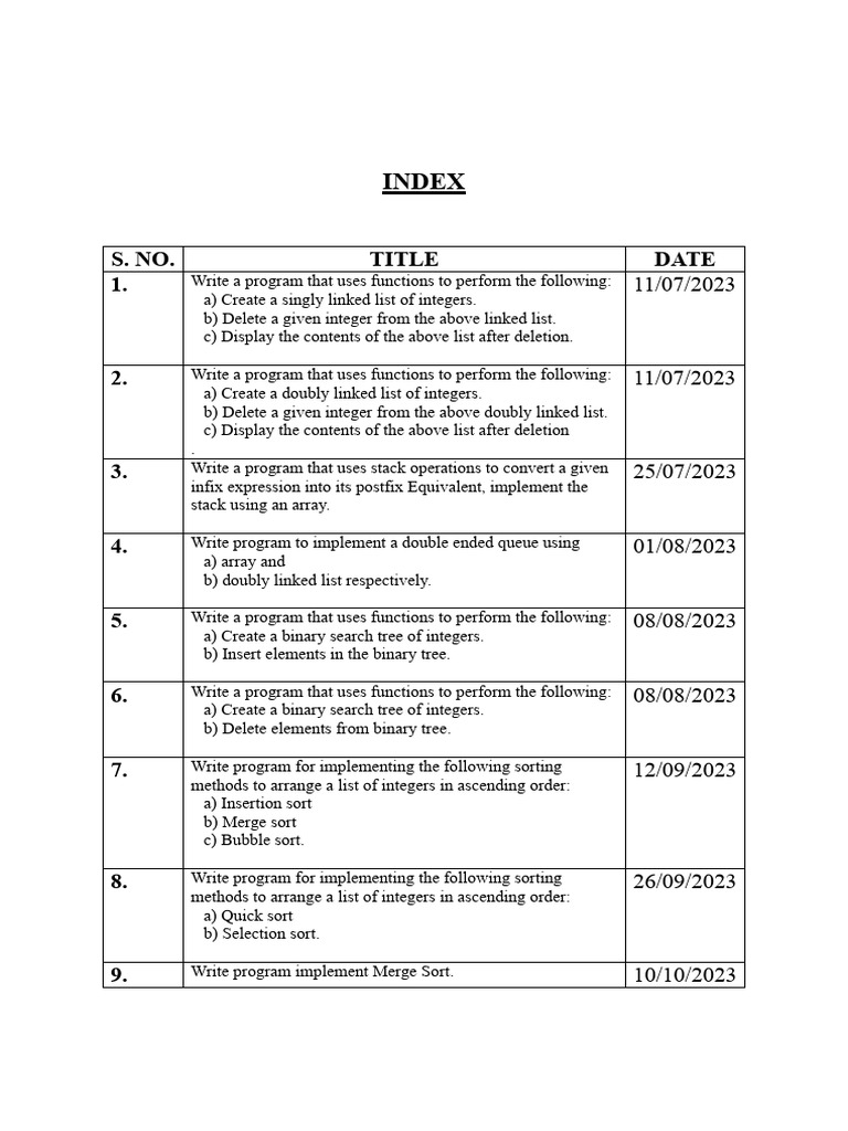 DSA File | PDF | Algorithms | Computer Data