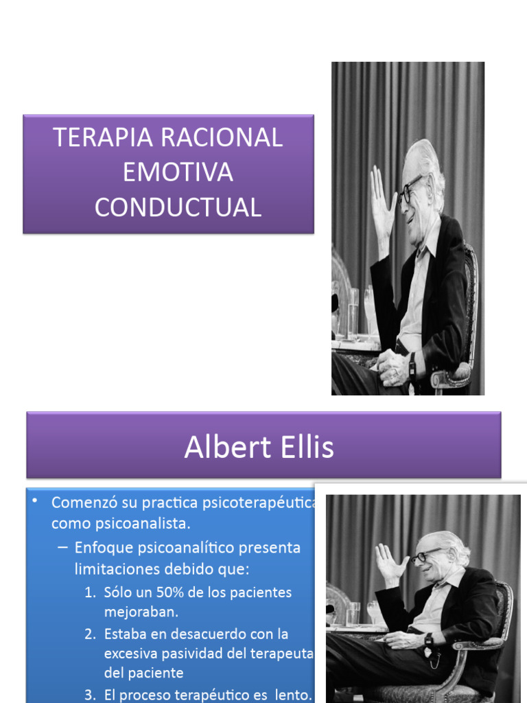 Clase TREC Ellis-1 | PDF | Terapia racional de comportamiento emotivo ...