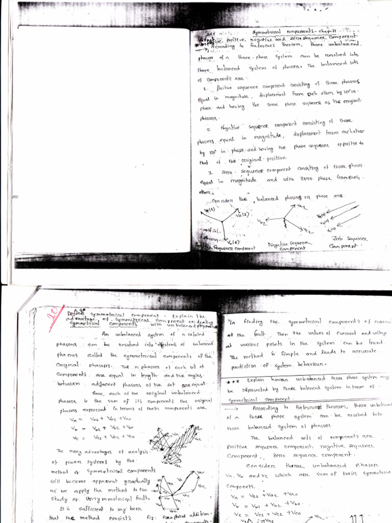Rakib Vai Symmetrical Components | PDF