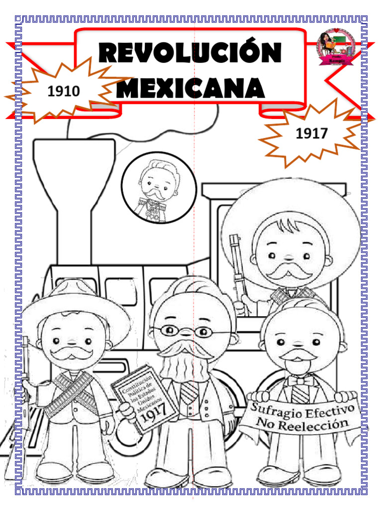 Lapbook Revolución Mexicana Profa Kempis | PDF | revolución mejicana | Conflictos